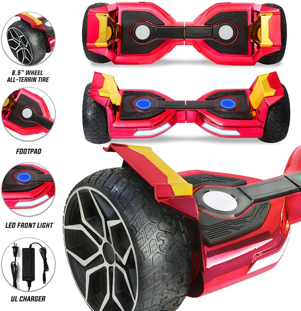 GlareWheel 8.5'' Hoverboard With Built-In Bluetooth Speaker G3 ...